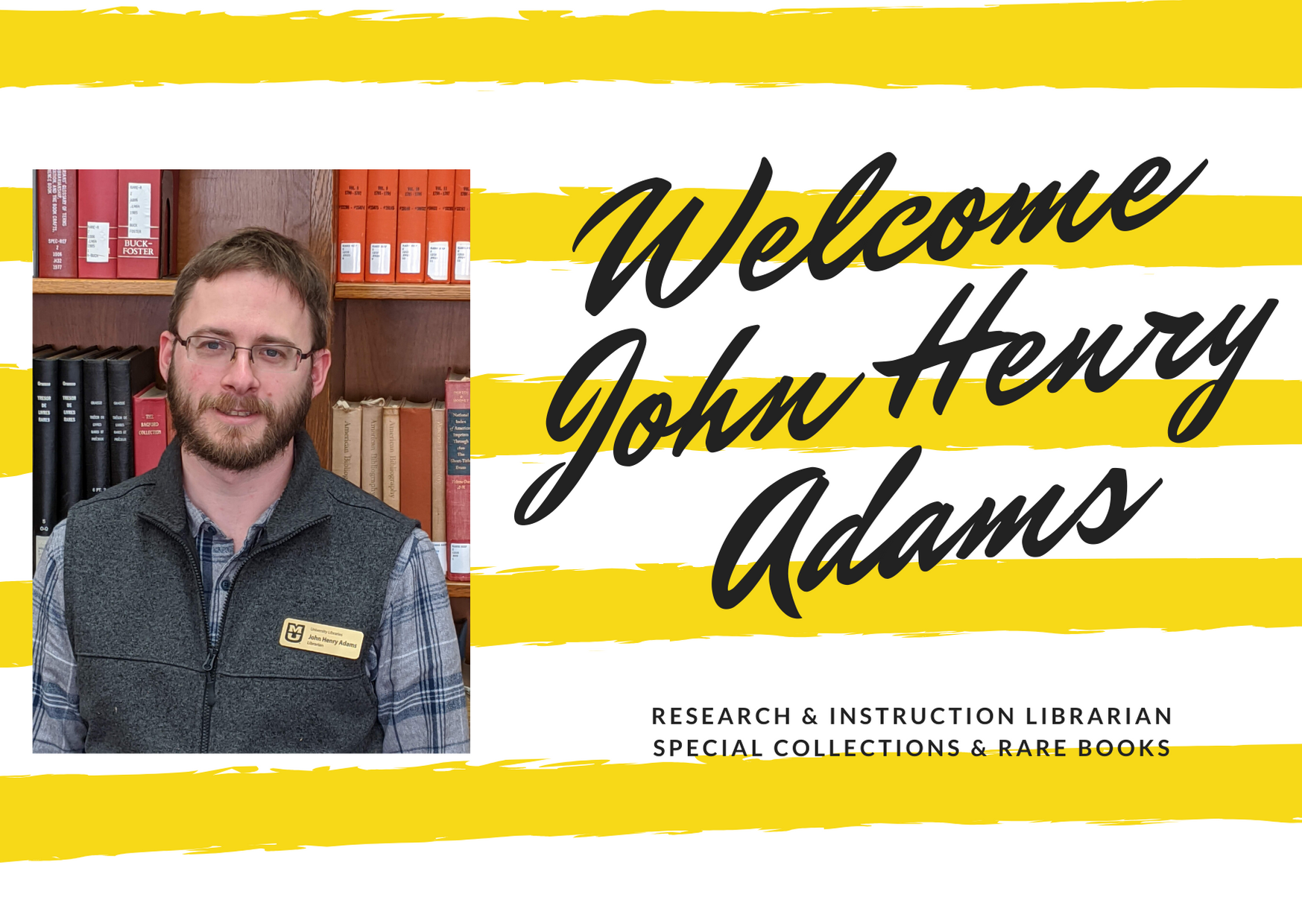 Welcome to John Henry Adams, Research & Instruction Librarian for ...